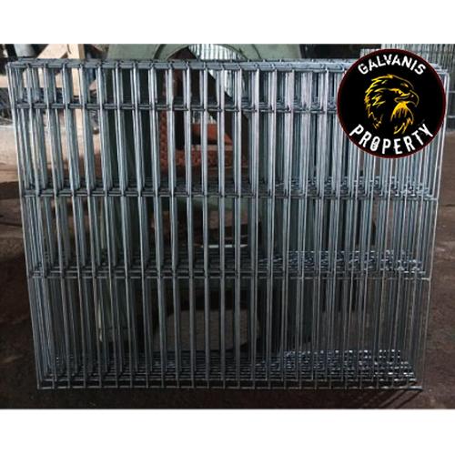 Jual ram galvanis p50x50cm jarak 1,3 cm/ ram sekat pagar kandang besi ...
