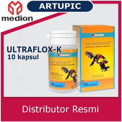 Jual ULTRAFLOX K 10 KAPSUL ANTIBIOTIK AYAM LAGA WINNER ANTIBAKTERI ...