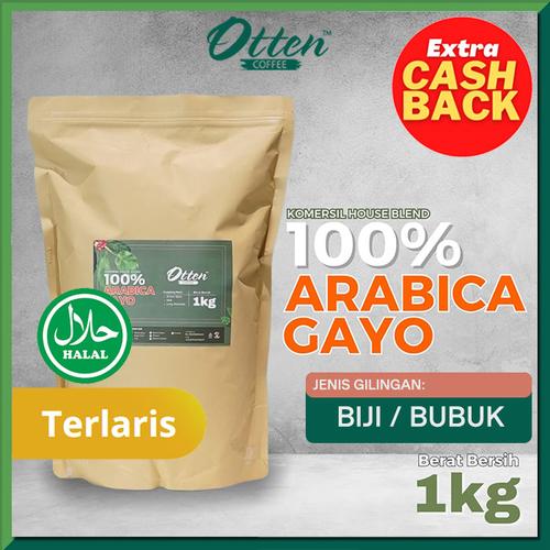 Jual Kopi 100% Full Arabica Gayo Komersial 1kg - Biji / Bubuk Kopi ...