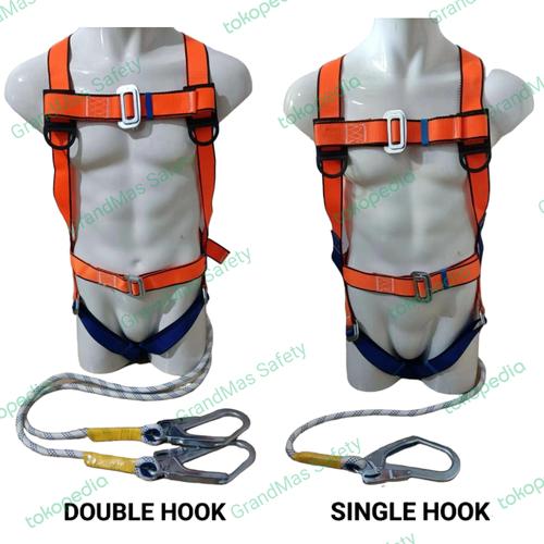 Jual Full Body Harnes ISG Double Hook Single Hook + Lanyard ...