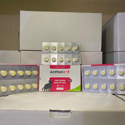 Jual Anthel cat 1 tablet Obat Cacing Kucing Kalbe Farma - Kota Bogor ...