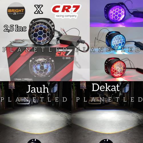 Jual Lampu Biled Projector 2,5inch New Blue Lens Dengan Devil Eye 50 ...