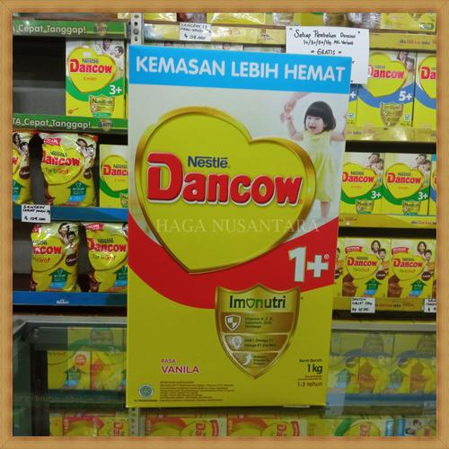Jual Dancow 1+ Vanila 1 kg Box (Usia 1-3 Tahun) | Dancow 1 Plus Vanilla ...
