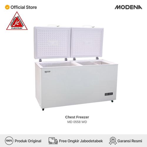 Jual MODENA CHEST FREEZER 530L 2PINTU MD0558WD - Kota Balikpapan ...