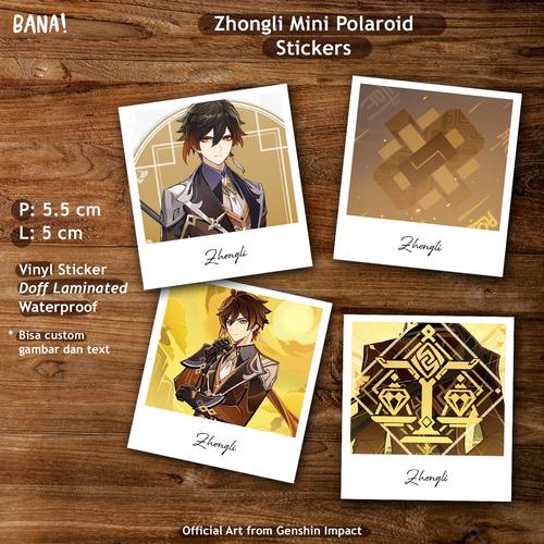 Jual Mini Polaroid Stiker ZHONGLI Genshin Impact | BANA - 5 - Kab ...