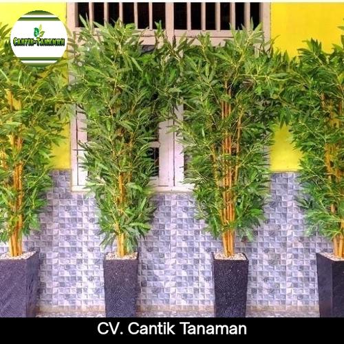 Jual Pohon Bambu Artificial Buatan 2M Dekorasi Pohon Bambu Plastik ...