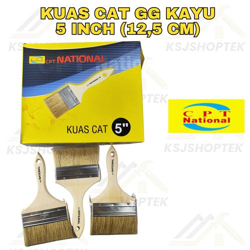 Jual KUAS 5" GG KAYU 10 CM MODEL ETERNA BAHAN TEBAL DAN KUAT CPT ...