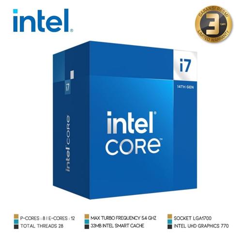 Jual INTEL CORE i7 14700 BOX Desktop Processor 20 (8P+12E) Cores LGA ...