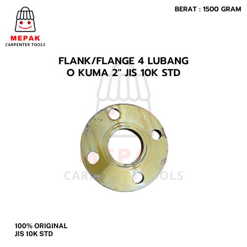 Jual Besi Flange jis 10k 2" inch (ukuran 2 inch) Flank besi 2" dua inch ...