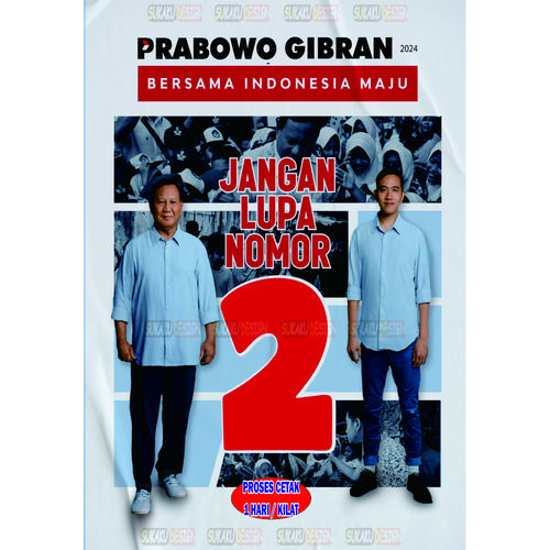 Jual Poster Prabowo Gibran Bersama Indonesia Maju 2024 - Jakarta ...