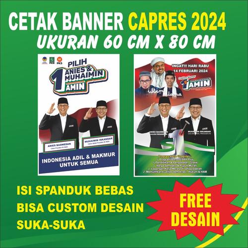 Jual Banner Caleg atau Capres 2024 Bisa Custom Desain - Kab ...