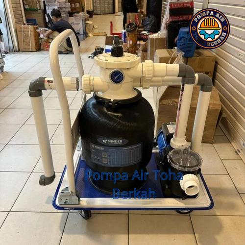 Jual Mesin Pompa Kolam Renang 3/4Hp Sand Filter MINDER V350 Free Pasir ...