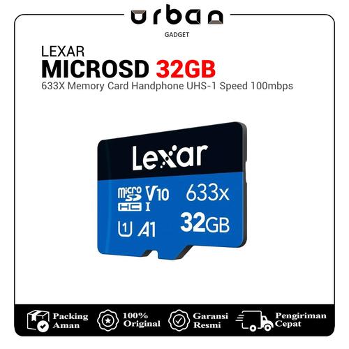 Jual Memory LEXAR MicroSD A1 32GB UHS-1 Memory Card HP Original ...