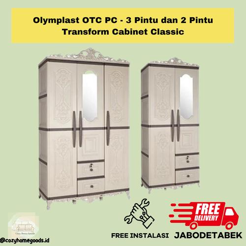 Jual Lemari Pakaian Plastik | Olymplast OTC Classic 2 Pintu dan 3 Pintu ...