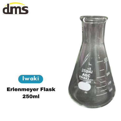 Jual Erlenmeyer Flask 250 ml Iwaki - Kab. Sidoarjo - Mitra_Laboratorium | Tokopedia