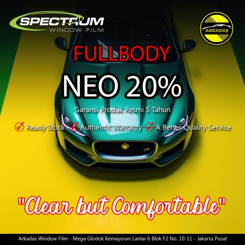 Jual Kaca Film Mobil Spectrum Neo 20 Clear Green - Kaca Depan, Small ...