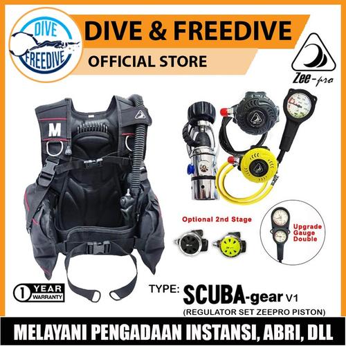 Jual BCD Set Scubagear Zeepro Crazy Standart Regulator Octopus Scuba ...