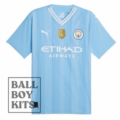 Jual Original Manchester Cityyy CWC 2023-24 Home Kit Player Issue ...