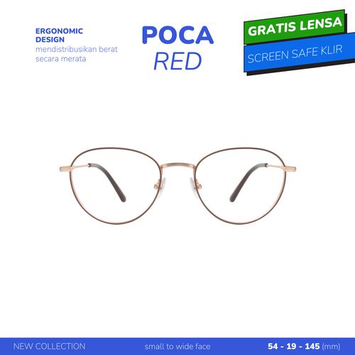 Promo zonakacamata-Ergonomic Design-Poca Red-Gratis Lensa Anti Radiasi ...