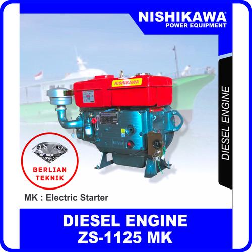 Jual Mesin Penggerak Solar Engine Diesel Nishikawa ZS 1125 MK / 30 HP Starter - Jakarta Barat ...