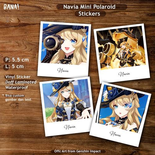 Jual Mini Polaroid NAVIA Stiker Genshin Impact Waterproof | BANA - 4 ...