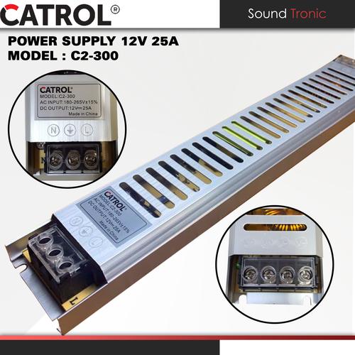 Jual Trafo SLIM LED Strip Adaptor CATROL 12v Body Travo Power Supply ...