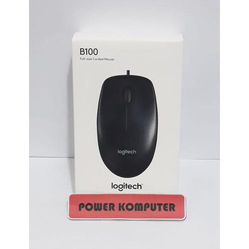Jual Mouse Logitech B100 - Optical Mouse USB Standar Logitech B100 ...