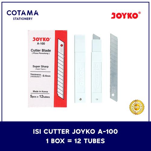Jual Isi Refill Cutter Kecil Joyko A-100 - 1 box isi 12 tubes - Jakarta ...