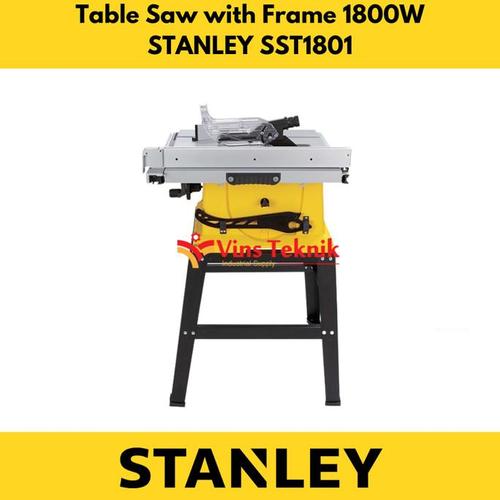 Jual Mesin Meja Potong 10" 1800W Table Saw 10inch STANLEY SST1801 SST ...