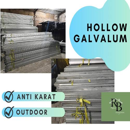 Jual Hollow Galvalum 2x4 0.5mm, Hollo Las Gypsum, Holo Gipsum ...