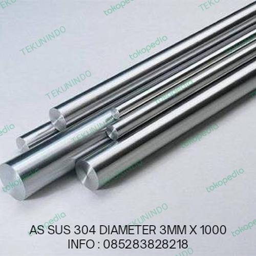 Jual AS SUS 304 Diameter 3mm | As besi stainless per 1 meter - Jakarta ...