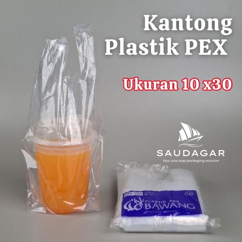 Jual Kantong plastik PE PEX bening ukuran 10x30 Merk bawang - Jakarta Barat - Saudagar packaging ...