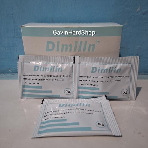 Jual DIMILIN DEMILIN PUTIH OBAT ANTI KUTU JARUM PARASIT IKAN KOI KOKI 5 ...