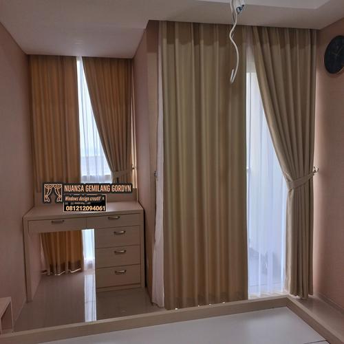 Jual model gorden terbaru minimalis hasil pemasangan apartemen orcat ...