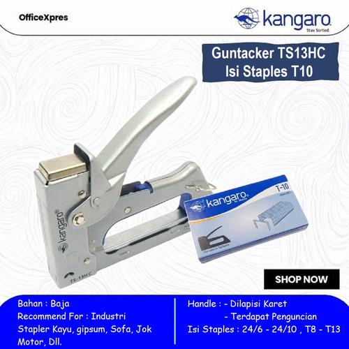 Jual Stapler Tembak Gun Tacker / Guntacker Kangaro TS 13-HC - Guntacker ...