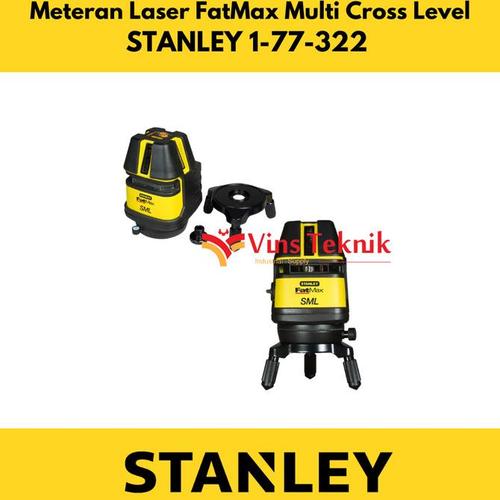 Jual Meteran Laser Stanley 1-77-322 SML FatMax Multi Laser Cross Level ...