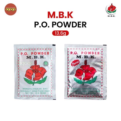 Promo M.B.K P.O POWDER SILVER PUTIH - BEDAK KETIAK - MBK SACHET 13.8GR ...
