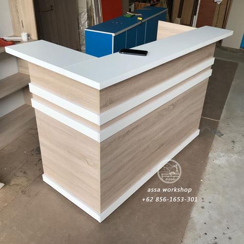 Jual Meja Kantor, Meja recetion, meja Reception, free design dan ...