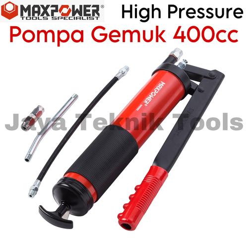 Jual Pompa Gemuk 400 cc Maxpower High Pressure Grease Gun Besi Minyak ...