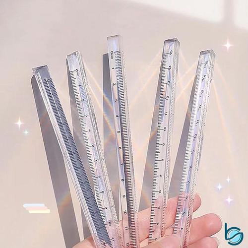 Jual Penggaris Bentuk Segitiga Transparan Kualitas Bagus/Transparent ...