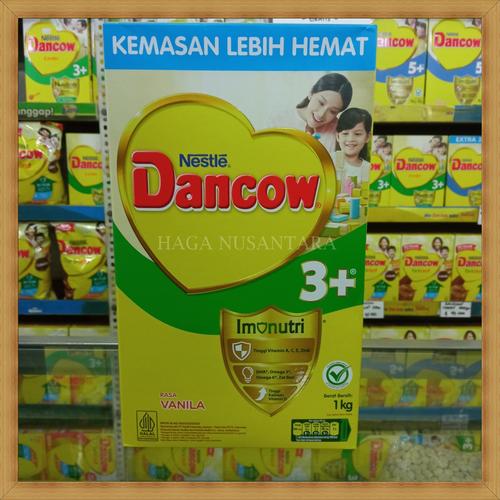 Jual Dancow 3+ Vanila 1 kg Box (Usia 3-5 Tahun) | Dancow 3 Plus Vanilla ...