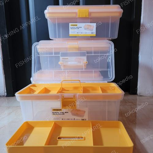 Jual Krisbow Tool Box 38x20x16.5cm / Krisbow Box Plastik Kotak ...