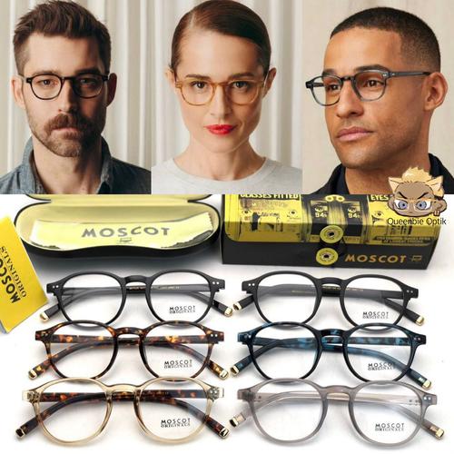 Jual frame kacamata moscot arthur full set lensa anti radiasi MT04 - Black Doff, Frame aja ...