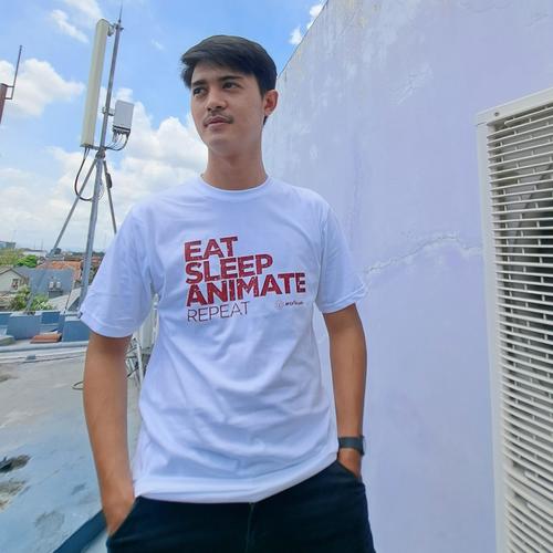 Jual Tshirt Eat Sleep Animate Repeat - Kab. Sleman - Apa Kabar Musa ...