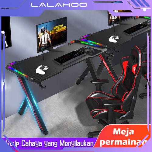 Jual Meja Gaming Meja Komputer Serat Karbon Meja Kerja meja PC Meja ...