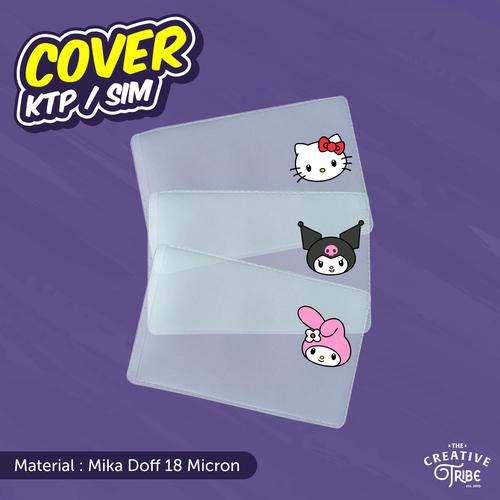Promo Sanrio - Cover KTP / SIM Sampul Plastik Pelindung Kartu Hello Kitty - Batdz Maru, PASANG ...