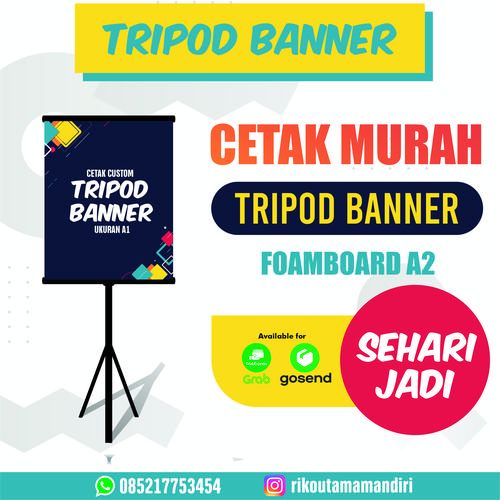 Jual Tripod Banner A2 - Jakarta Barat - Kampung CMYK | Tokopedia