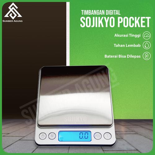 Jual Timbangan Digital Pocket Scale atau Kitchen Scale Portable Kecil Sojikyo 500gr - Kab ...