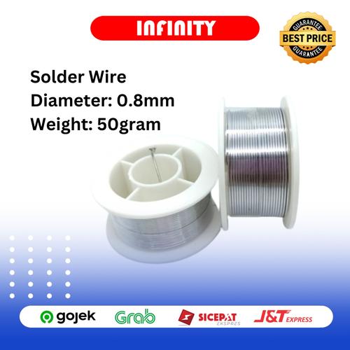 Jual Timah Gulung Solder 50g 0.8 mm - Kawat - Wire Soldering - Jakarta ...