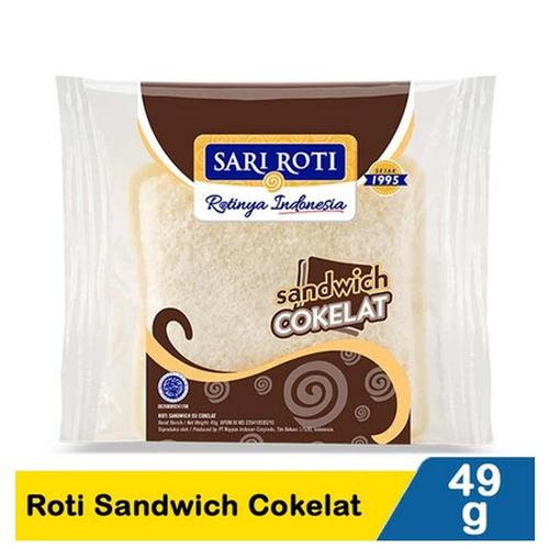 Jual Sari Roti Sandwich Cokelat 49 Gram - Kota Tangerang Selatan ...